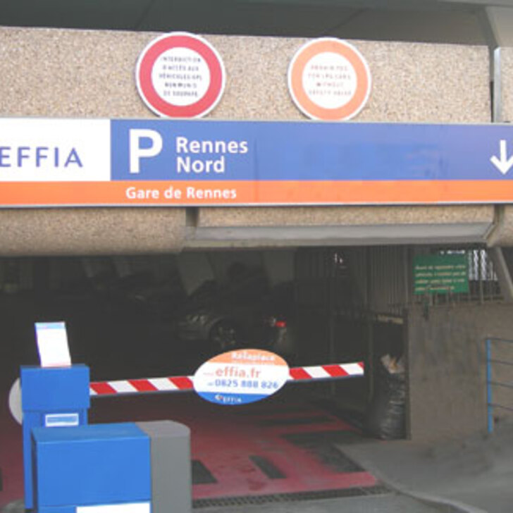 Parking Officiel EFFIA GARE DE RENNES NORD (Couvert) à Rennes