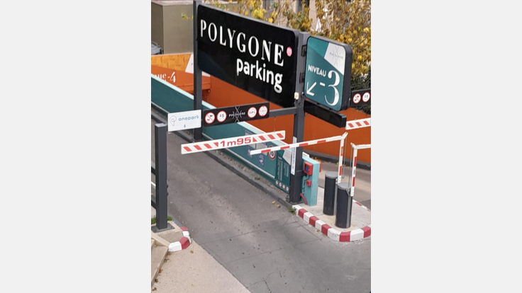 Parking Public CENTRE COMMERCIAL POLYGONE (Couvert) à Montpellier